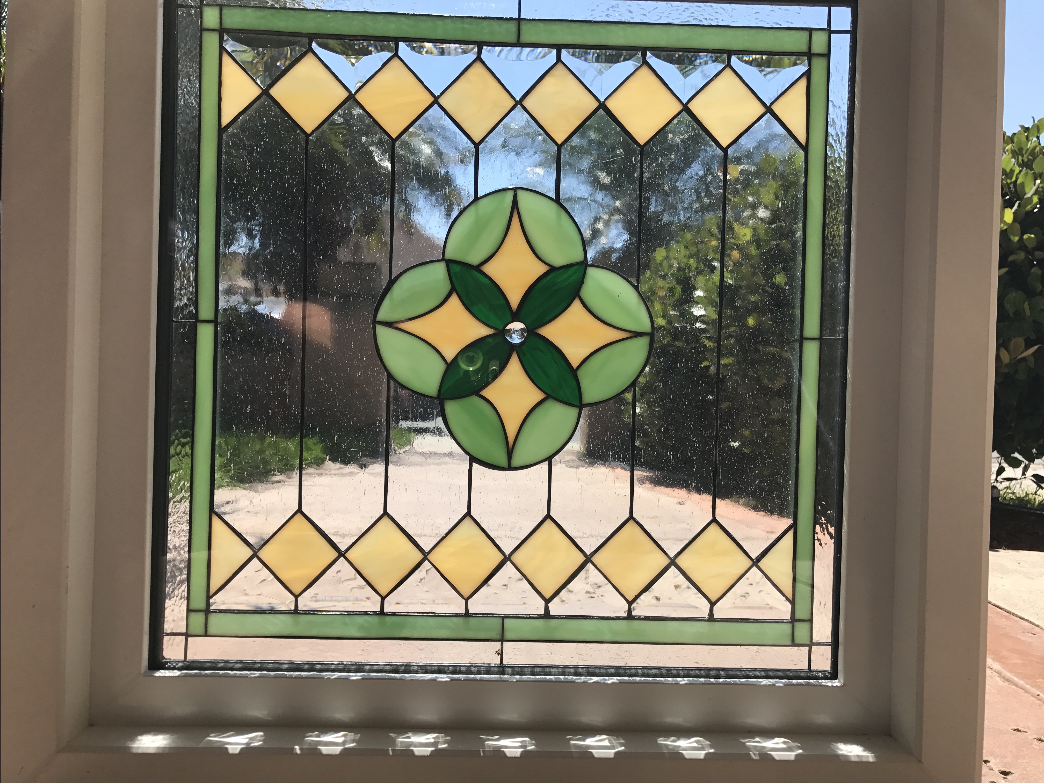 Vinyl Framed and Insulated!! The "El Dorado" Classic Stained Glass ...