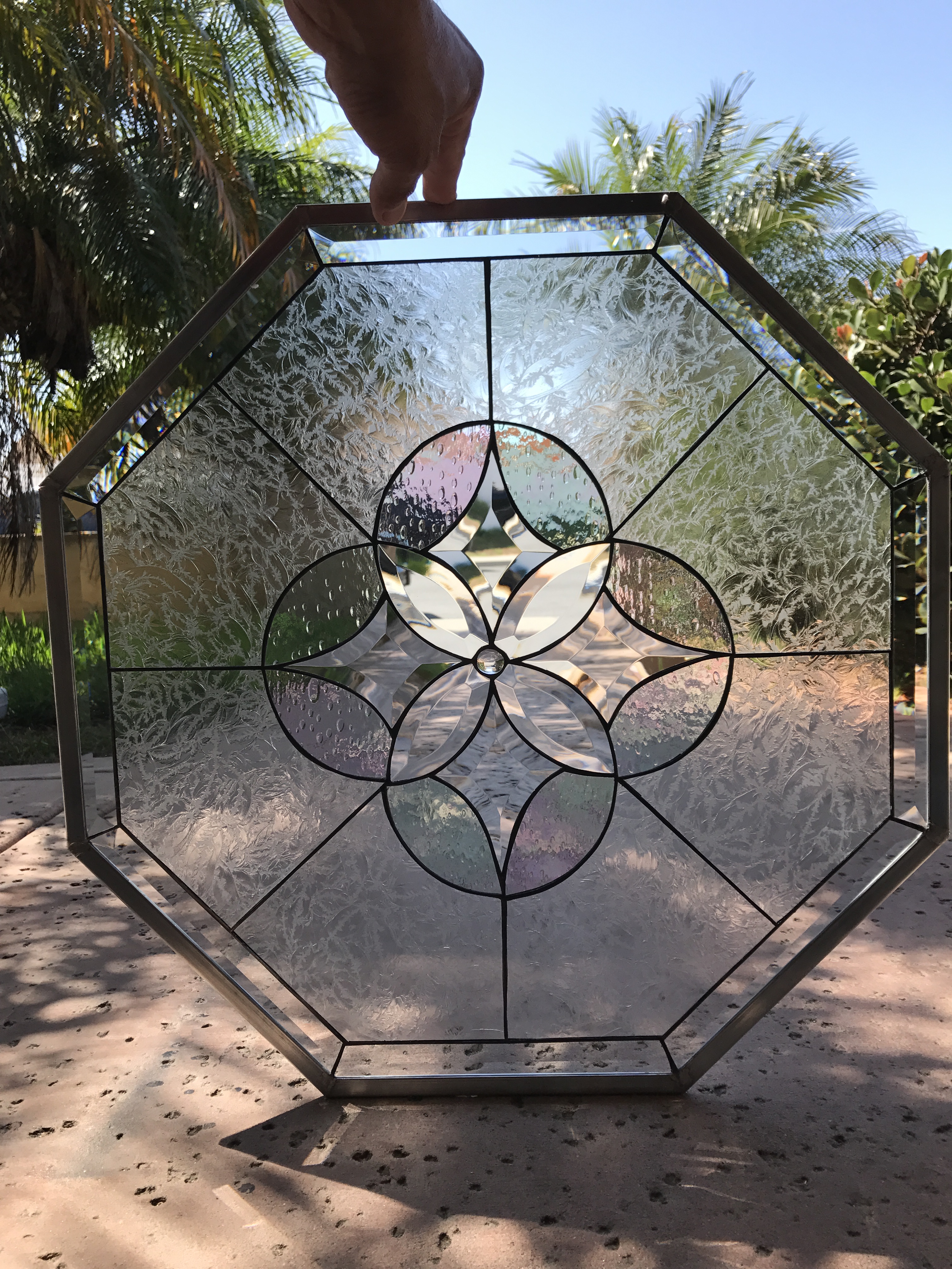 Magnificent! The "Richmond" Octagon Stained Glass & Beveled Window ...