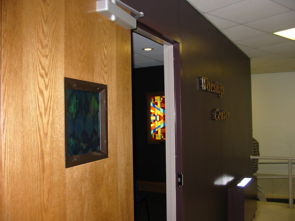 Illuminated Stained Glass Light Box For Room Of Worship