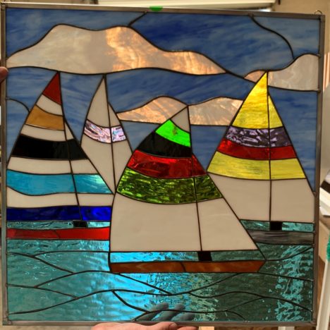 Beach And Ocean Stained Glass Windows. Navigate Our Catalog
