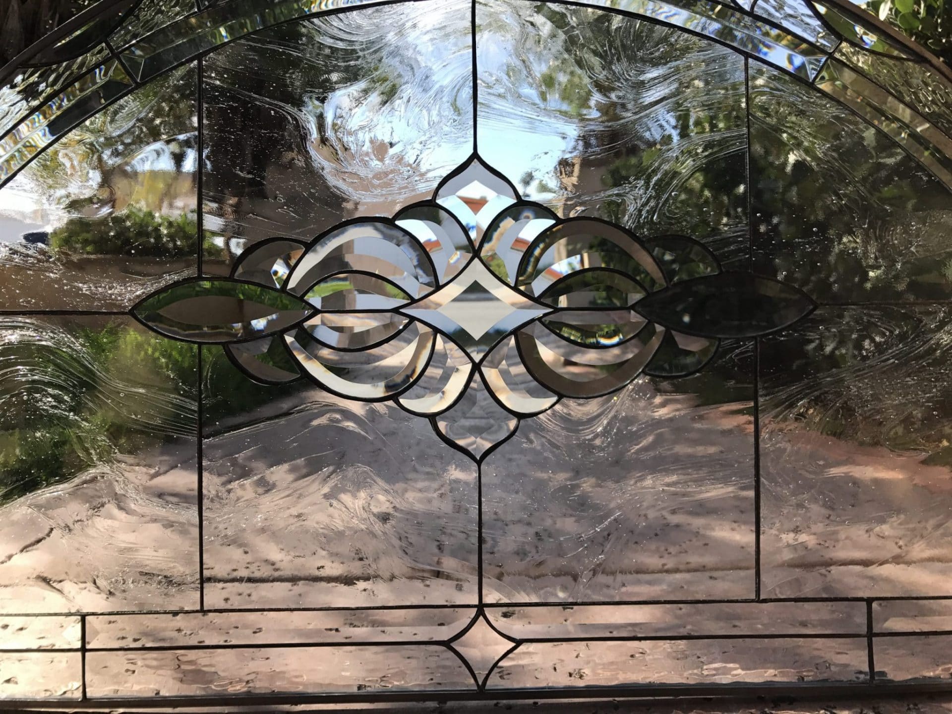 Beveled Leaded Glass Windows