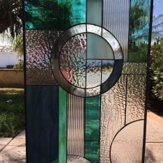 Abstract Stained Glass Windows, Panels, Hangings - Custom Made