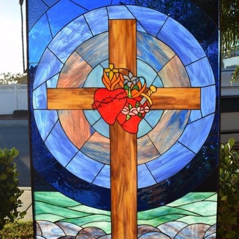 Stained Glass Crosses - Windows, Panels And Hangings