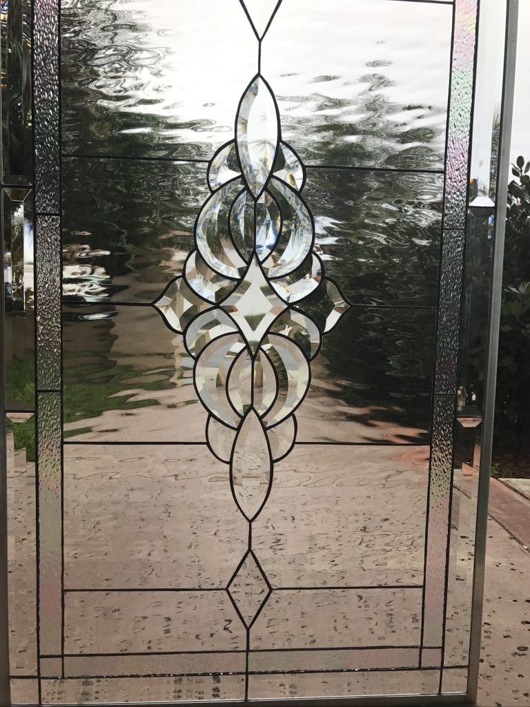 Classic Beveled Clear Glass Cluster with Leaded Waterglass