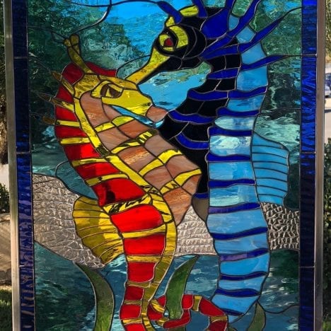 Beach And Ocean Stained Glass Windows. Navigate Our Catalog