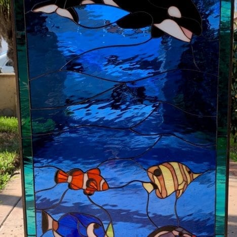 Beach And Ocean Stained Glass Windows. Navigate Our Catalog