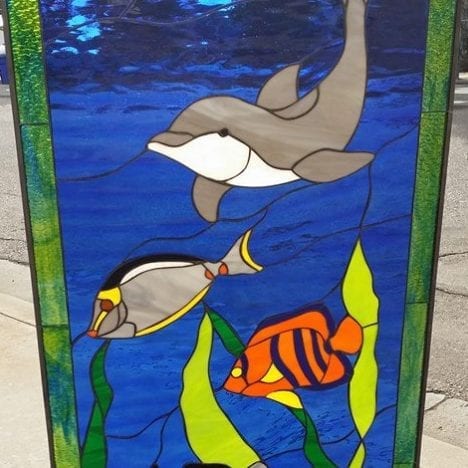 Beach And Ocean Stained Glass Windows. Navigate Our Catalog