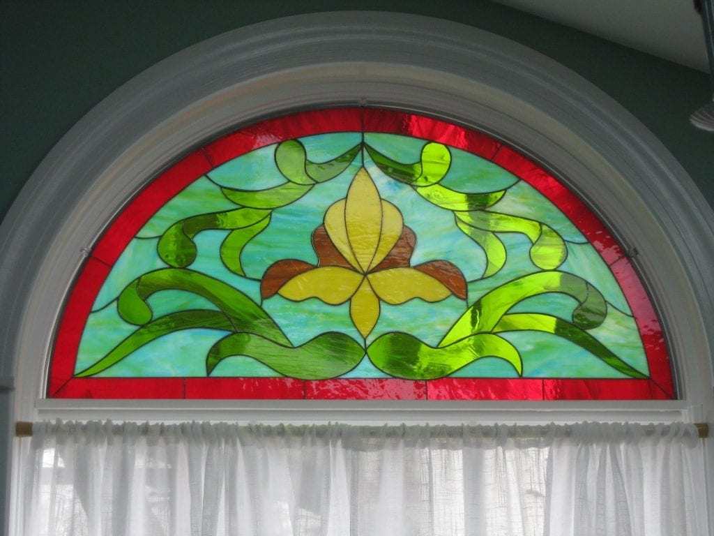 Classic Arched Beautiful Ribbon Victorian Style Window