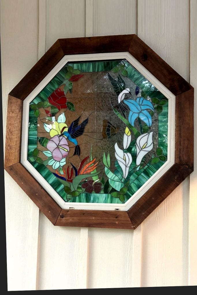 Octagon Stained Glass Window