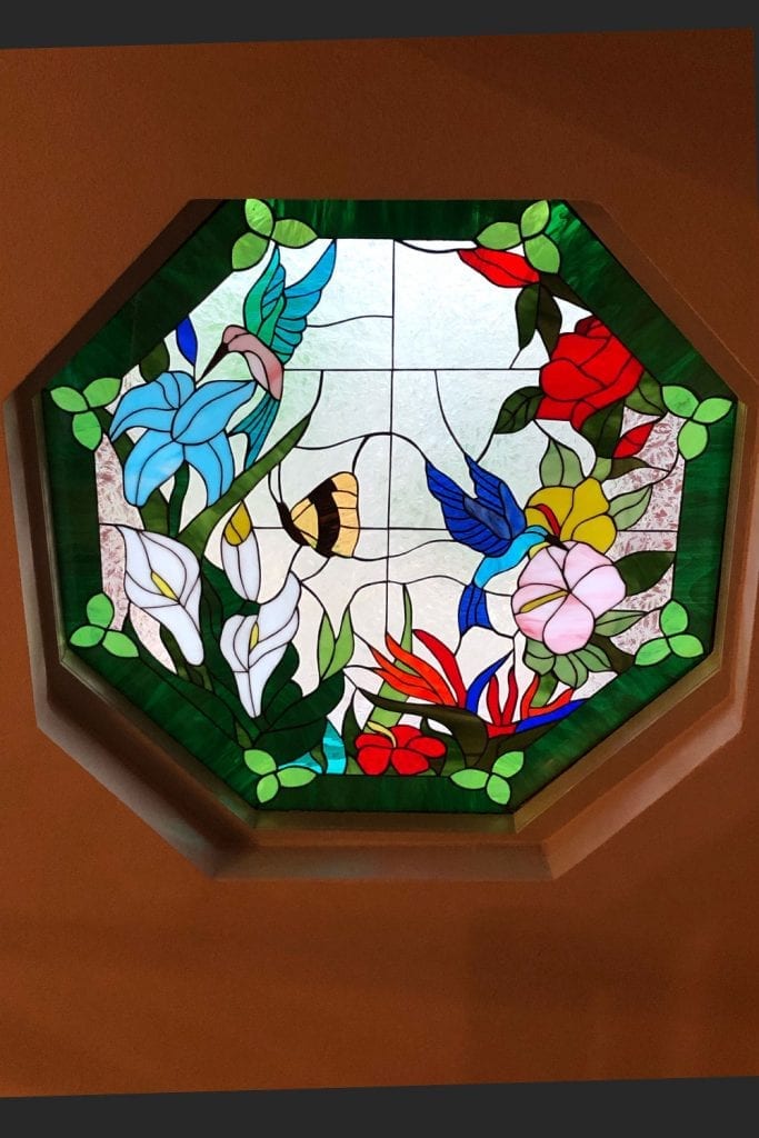 Octagon Stained Glass Window