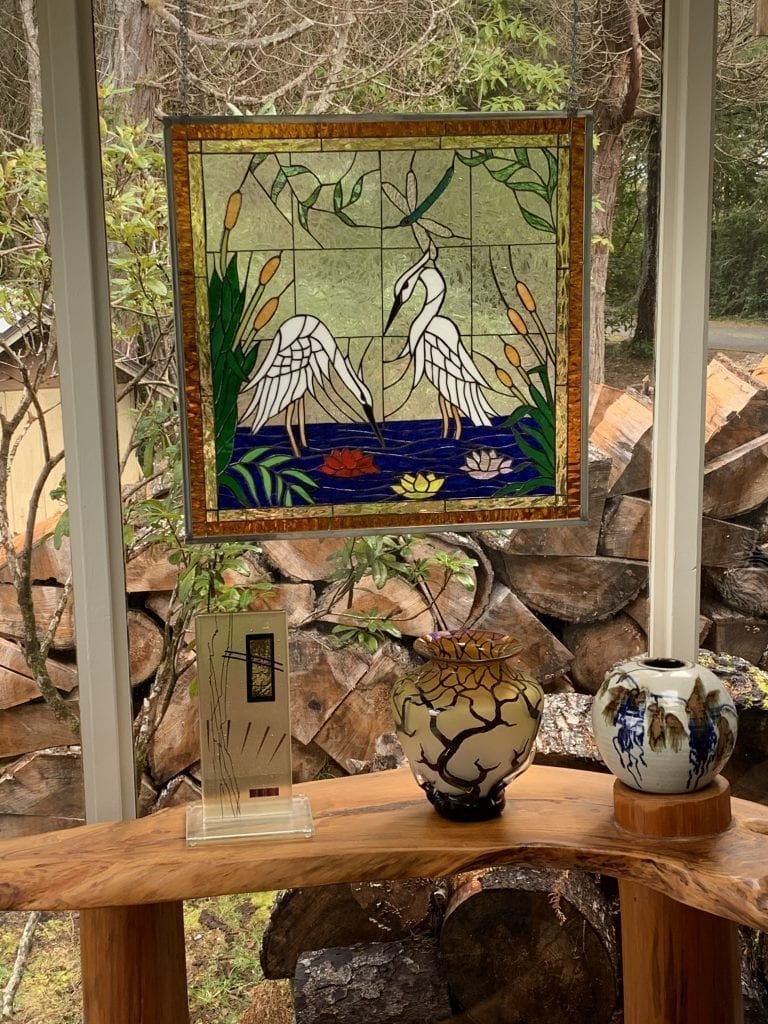 Stained Glass For Partitions And Dividers - Windows And Hangings