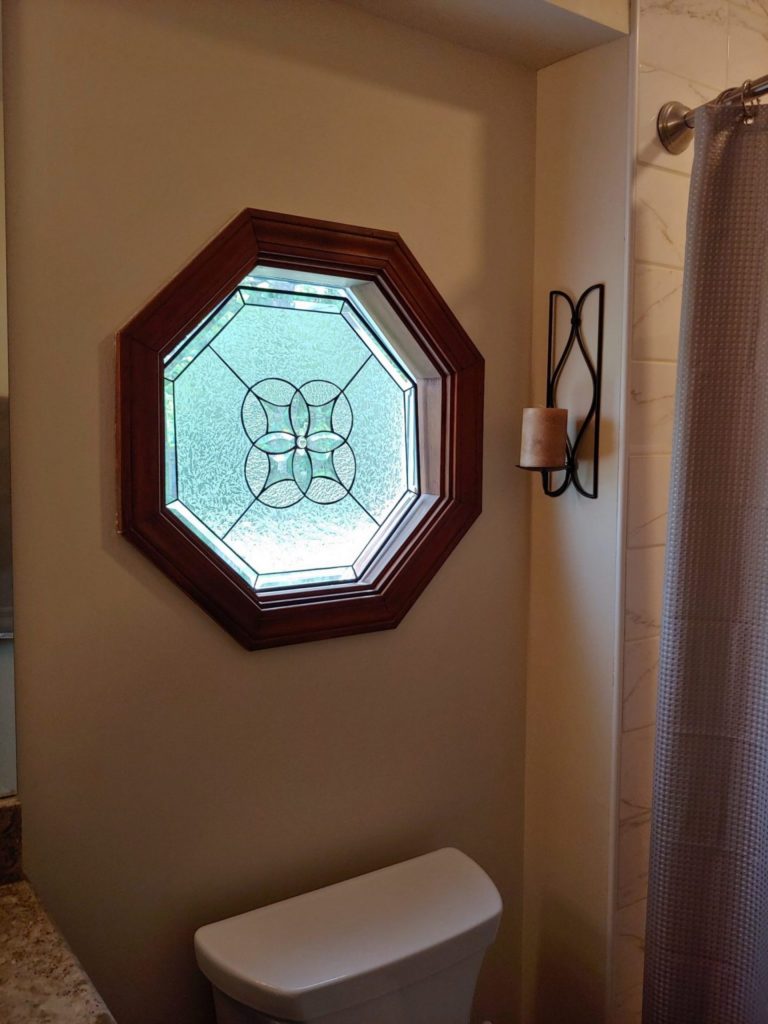 Magnificent The Hermosa Octagon Stained Glass And Beveled Window