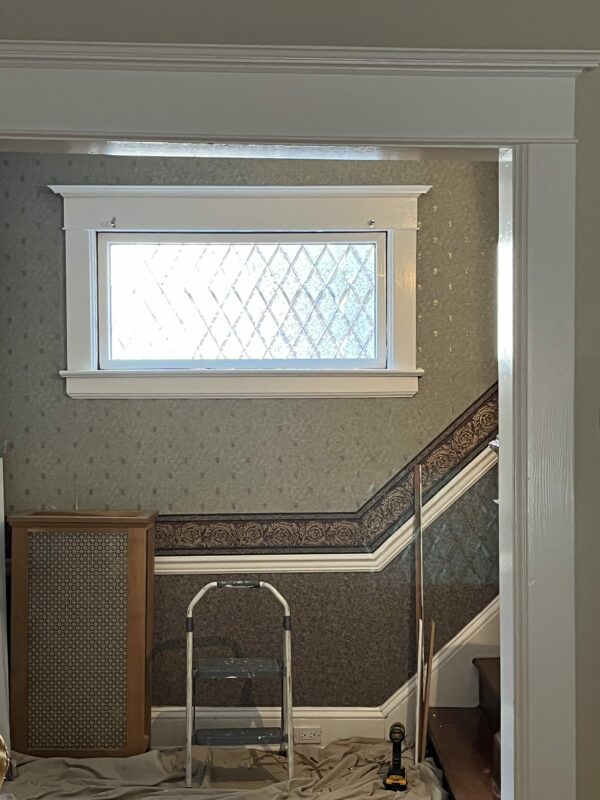 Classic! Frosted Privacy Beveled Glue Chip Diamond Stained Glass Window ...