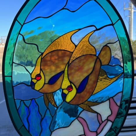 Beach And Ocean Stained Glass Windows. Navigate Our Catalog